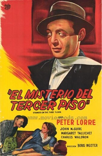 El extraño del tercer piso (1940 cine negro Boris Ingster) WEBRip ...
